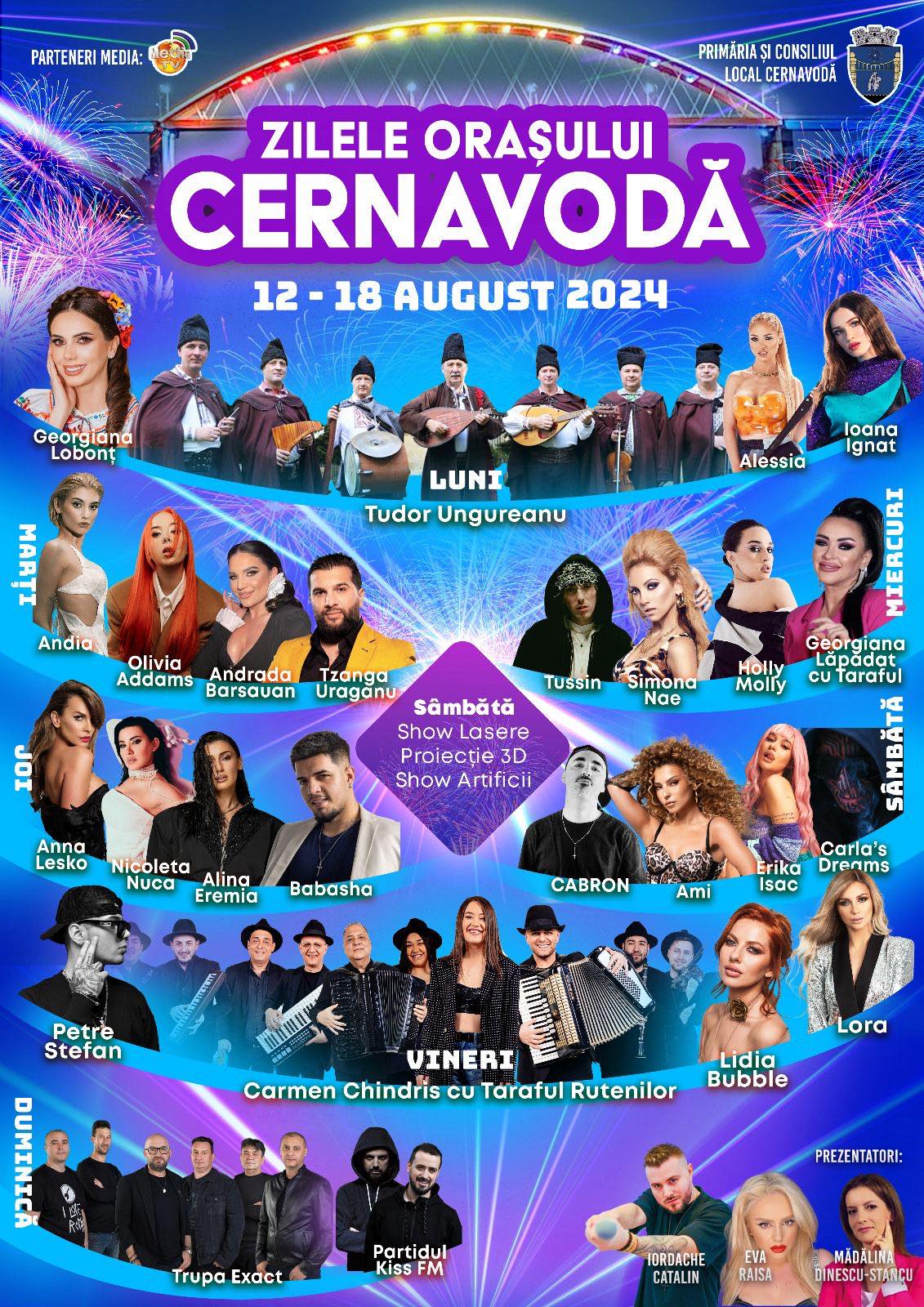 ZILELE ORAȘULUI CERNAVODA, 12-18 august 2024 – Primaria Cernavoda